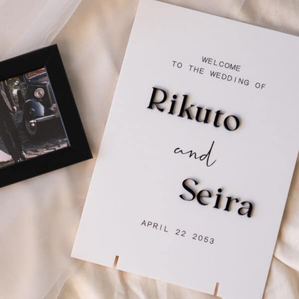 アクリルウェルカムボード/wba13 | Bellwedy